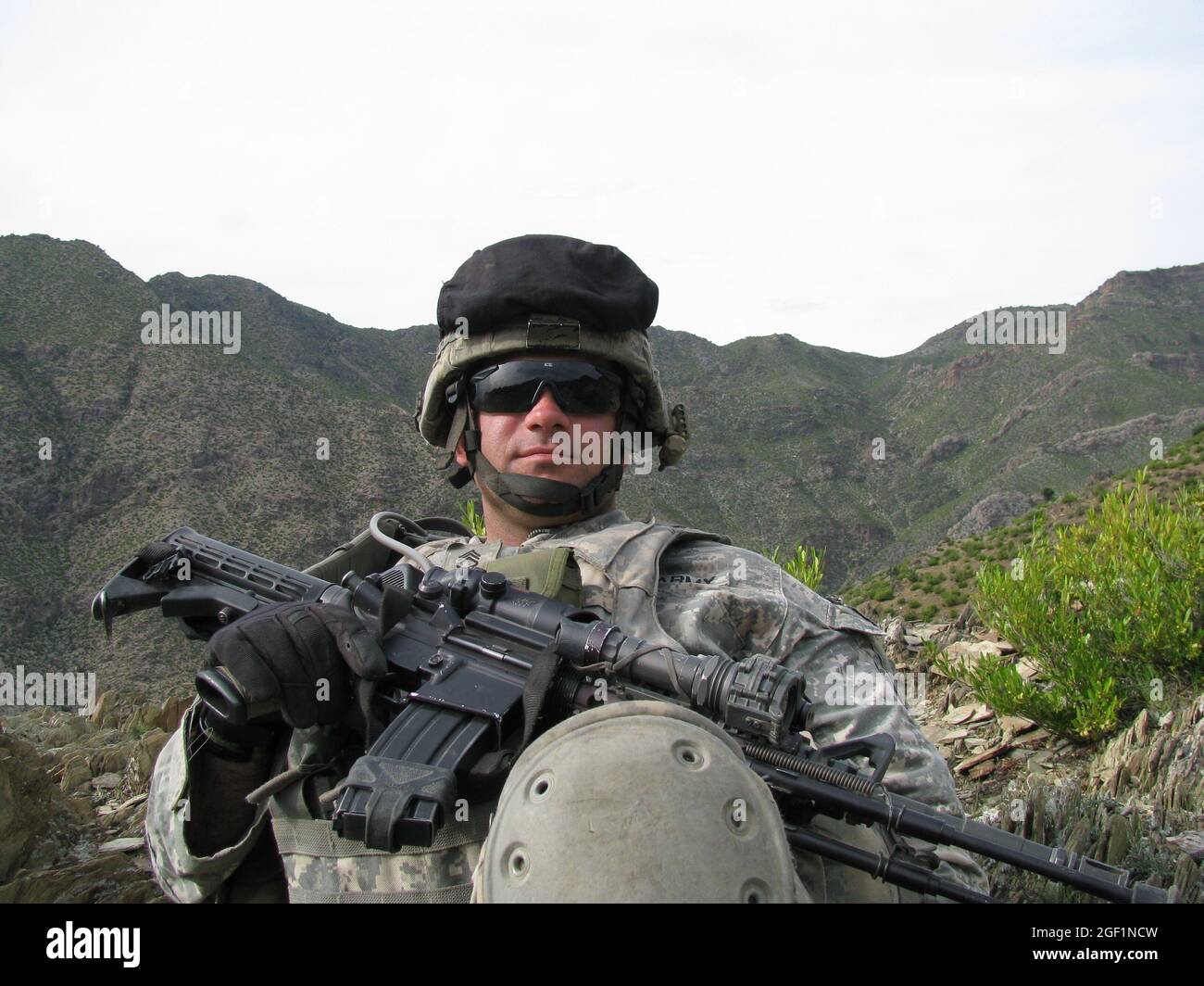 Pictured here is Sgt. 1st Class David L. Dzwik in Afghanistan, spring ...