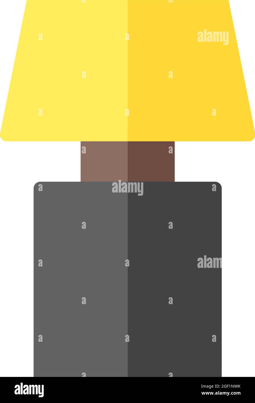 illustration vector and logo lamp flat style. icon on white background ...