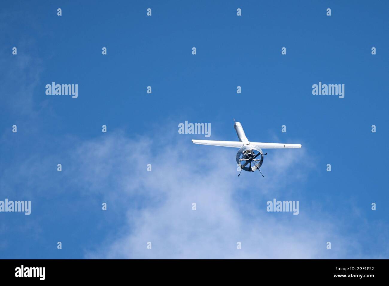 PACIFIC OCEAN (Aug. 17, 2021) A VBAT Unmanned Aerial System takes off ...