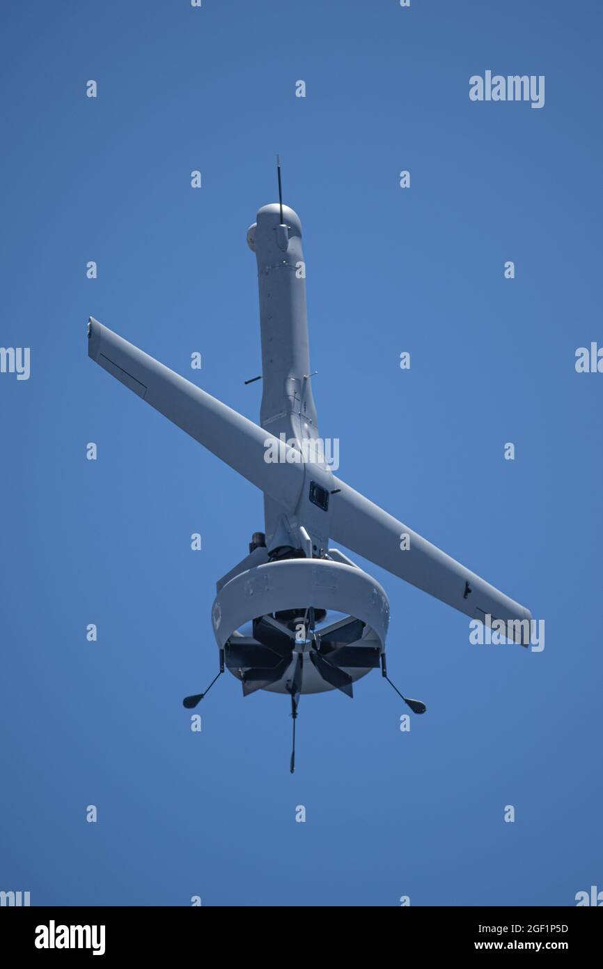 PACIFIC OCEAN (Aug. 17, 2021) A VBAT Unmanned Aerial System takes off ...