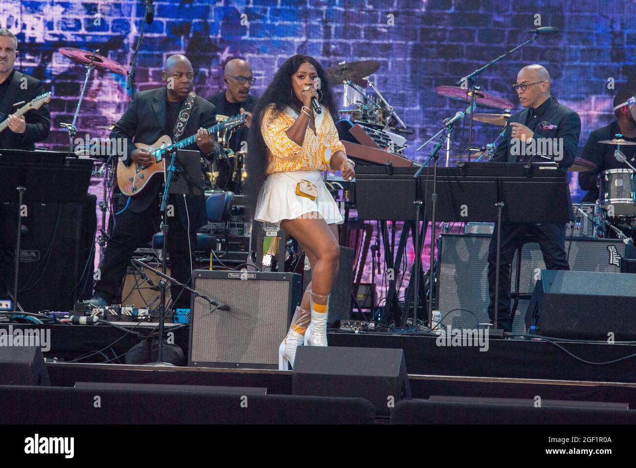 New York, United States. 21st Aug, 2021. Remy Ma performs during the ...