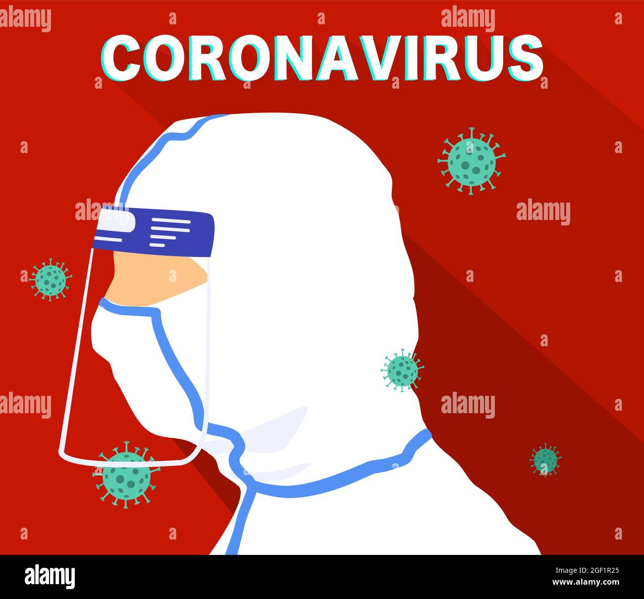 Concept of Coronavirus prevention. People with mask to prevent ...