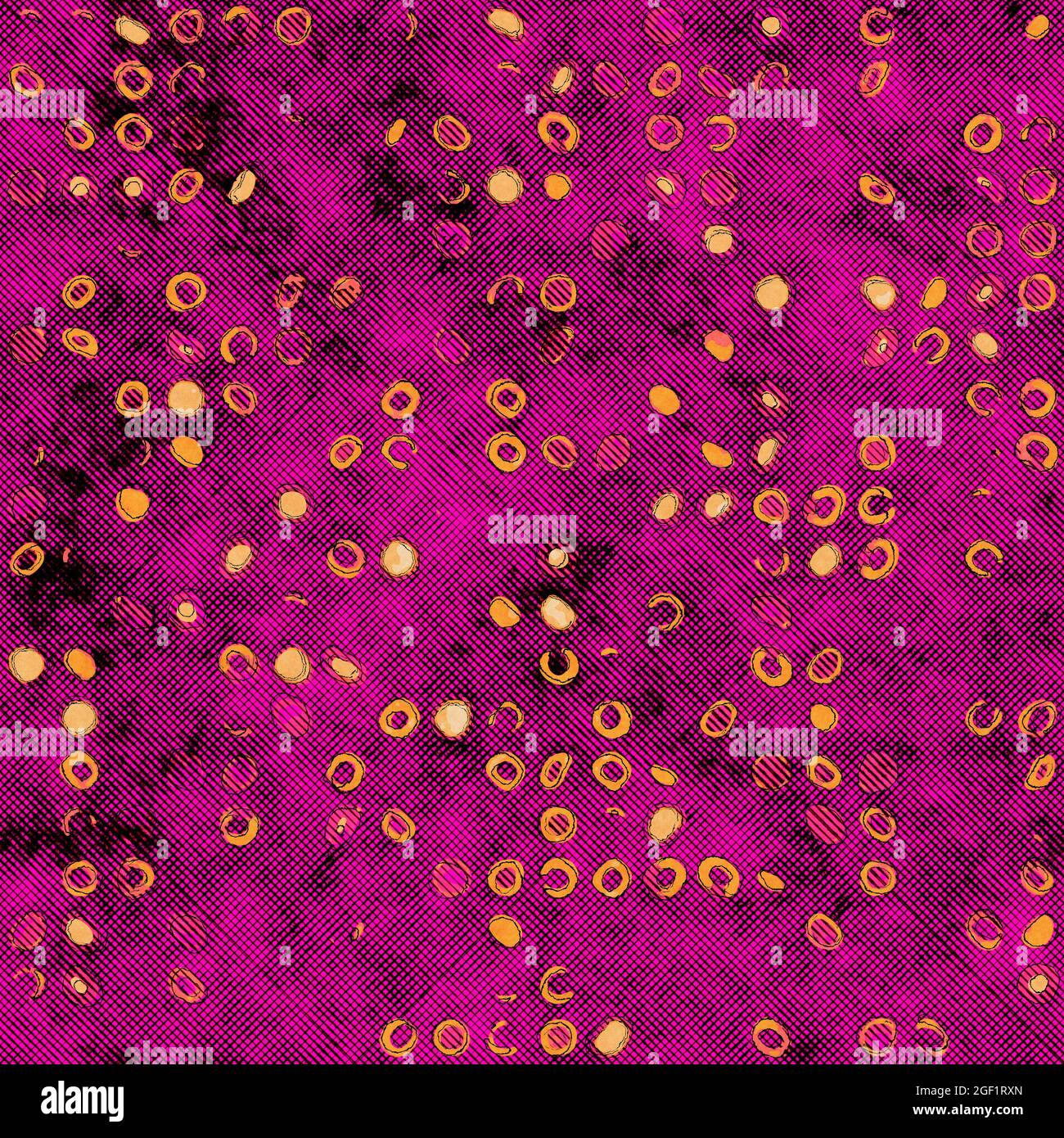 Seamless bright vivid pink and yellow pattern swatch for print Stock ...