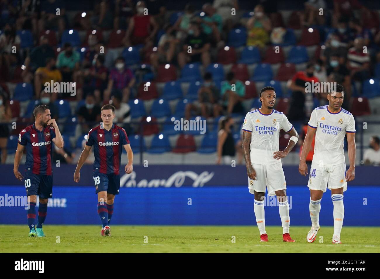 Carlos Henrique Casemiro and Eder Gabriel Militao of Real Madrid during ...