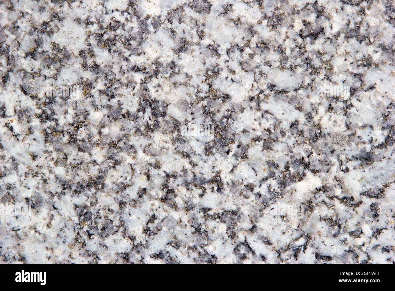 Gray granite with yellow-white inclusions. Background granite texture ...