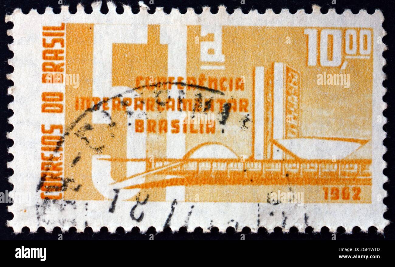 Postage Stamp Printed In Brazil High Resolution Stock Photography and ...