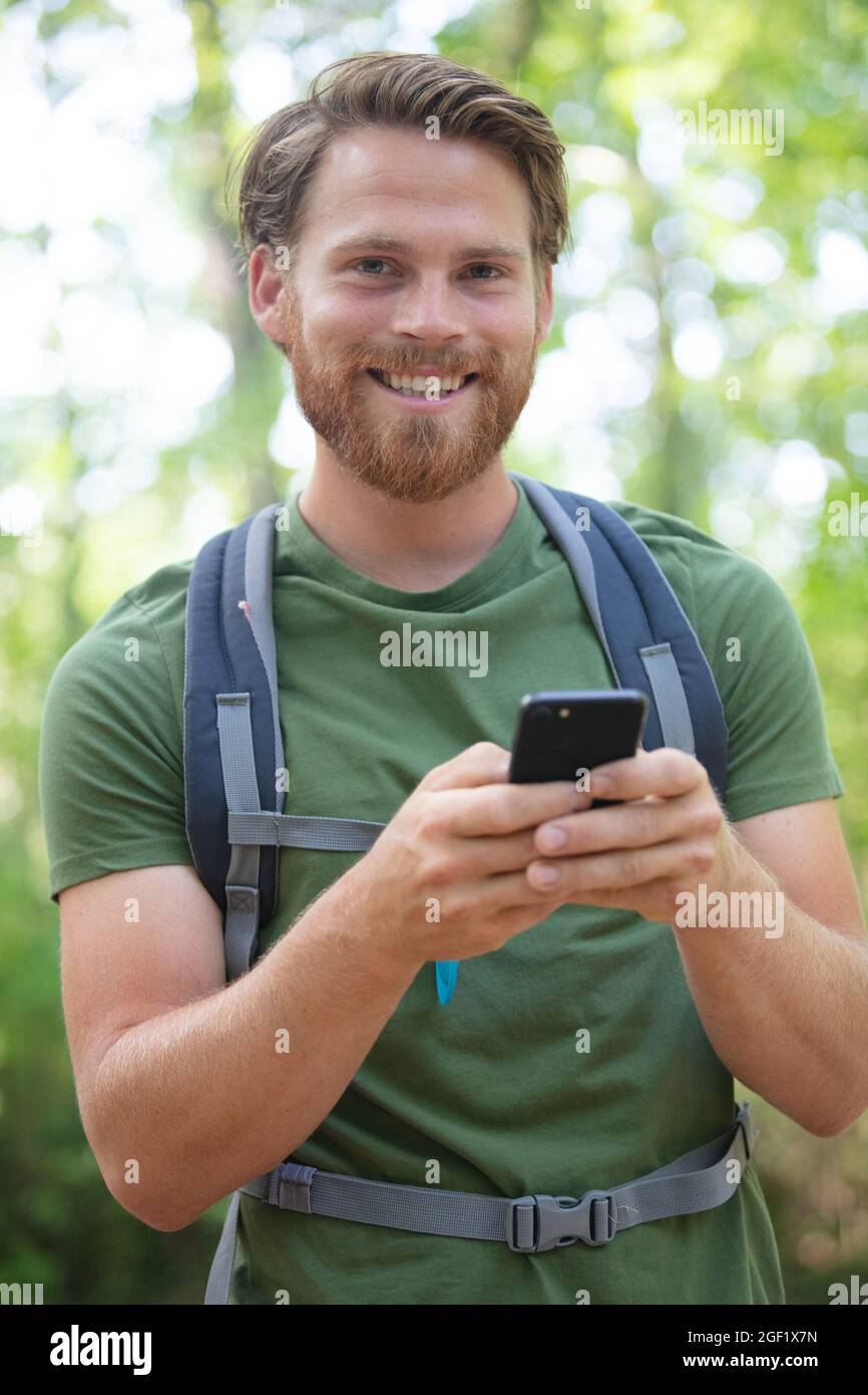 Wearing rucksack hi-res stock photography and images - Alamy