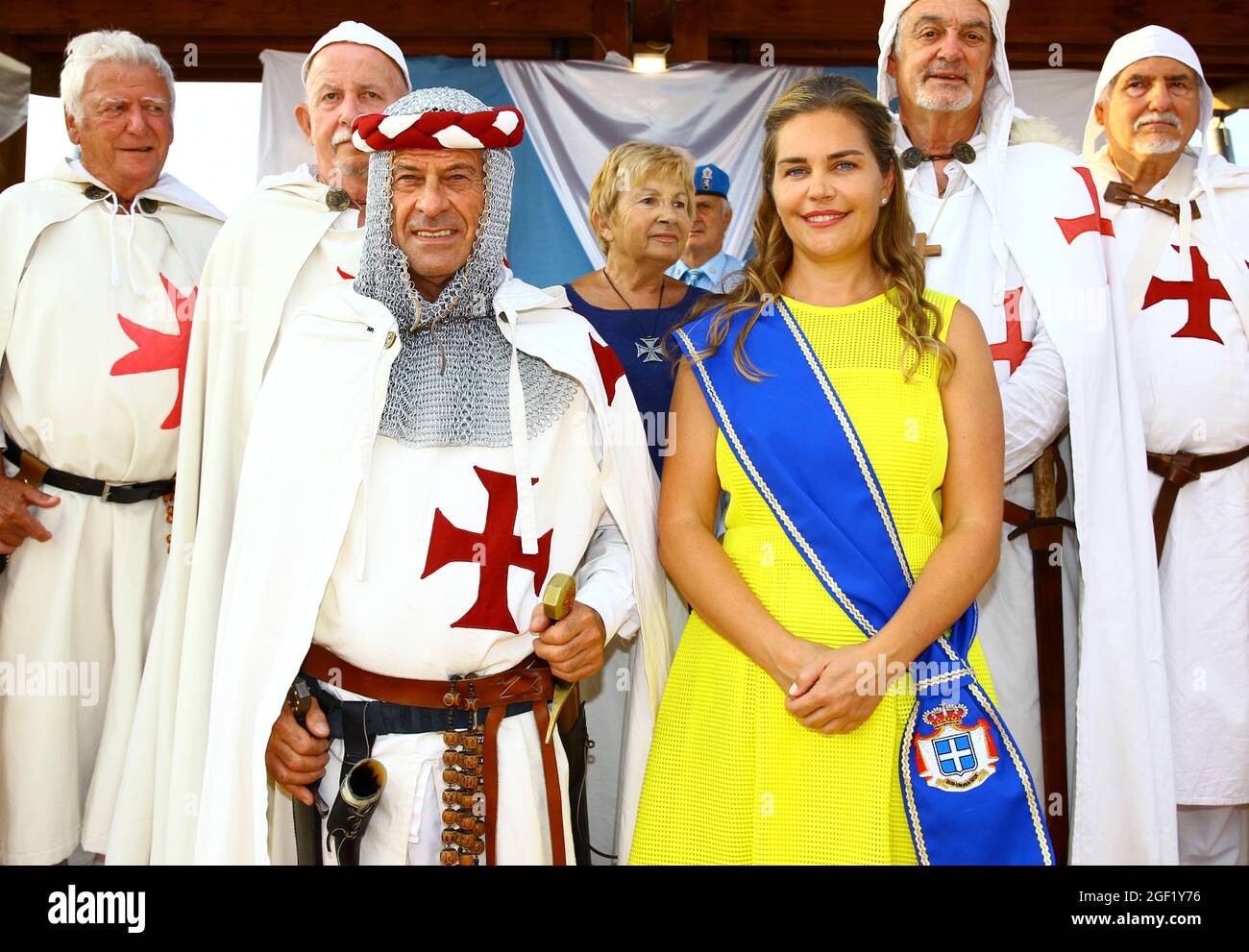 Seborga, Italy - August 20, 2021: Principality of Seborga, national Day ...