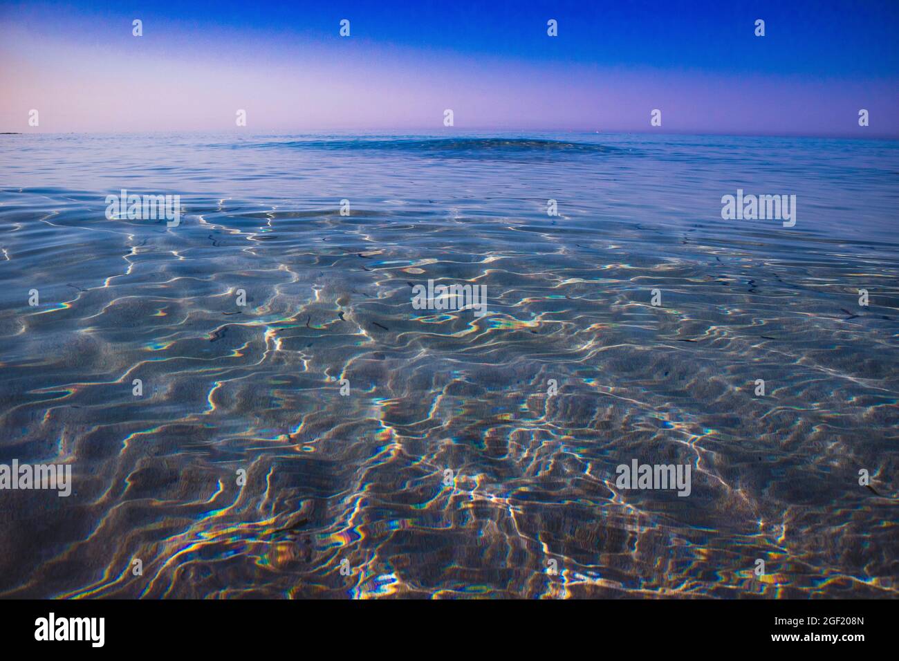 The colors of the sea during the winter season Stock Photo - Alamy