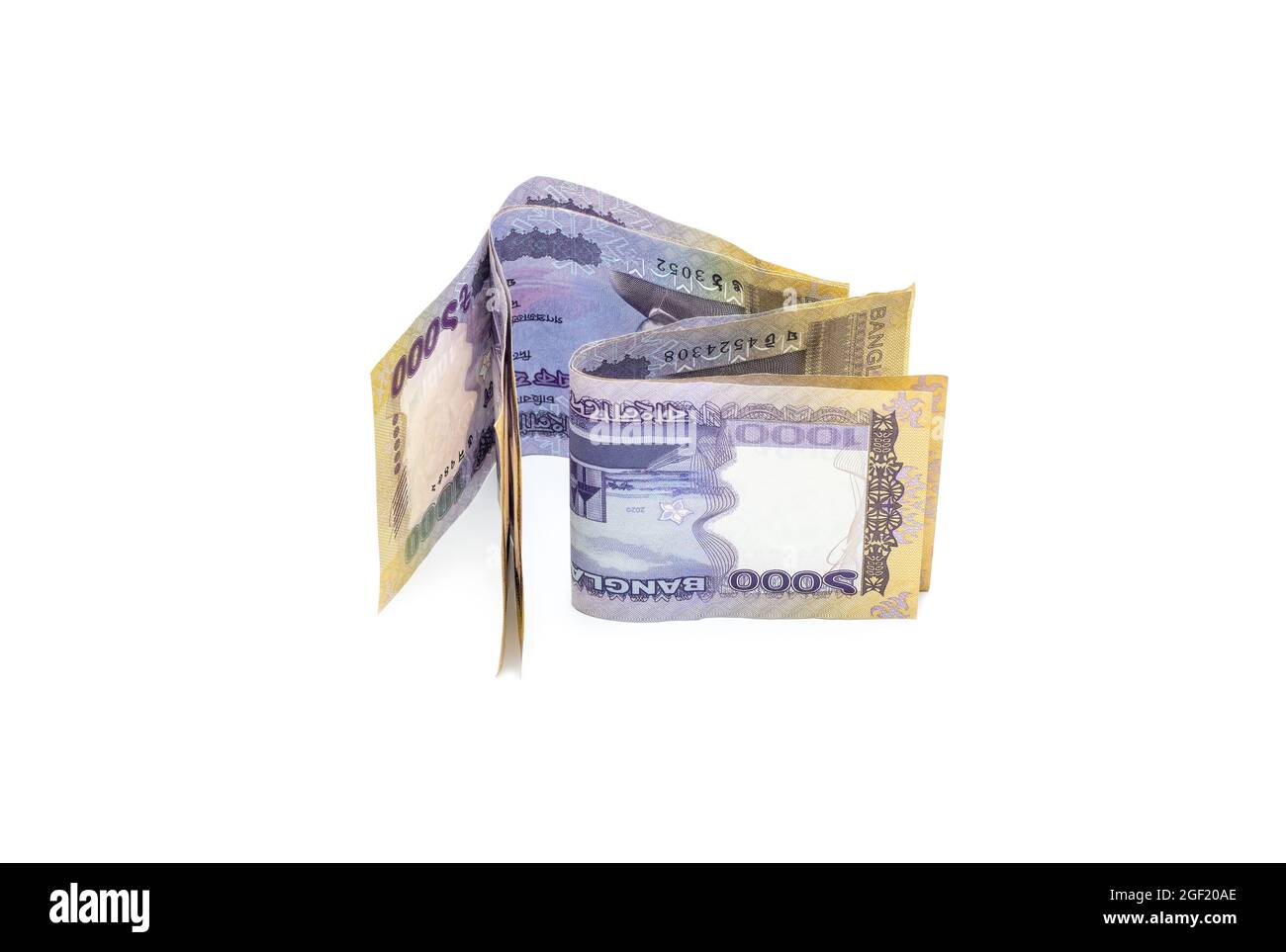 Bangladesh one taka bank note Cut Out Stock Images & Pictures - Alamy