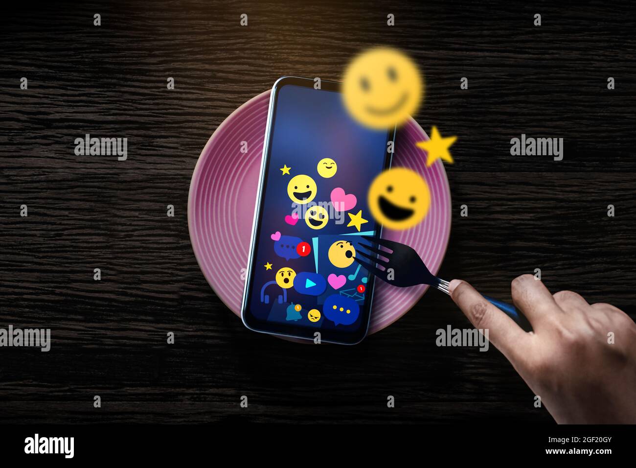 Social Media Icons Emoji High Resolution Stock Photography and Images ...