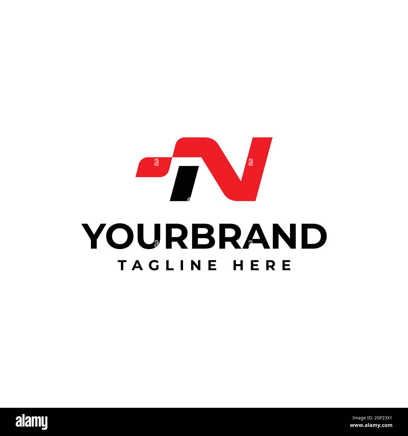 The letter N logo, for your corporate identity. Racing logo design ...