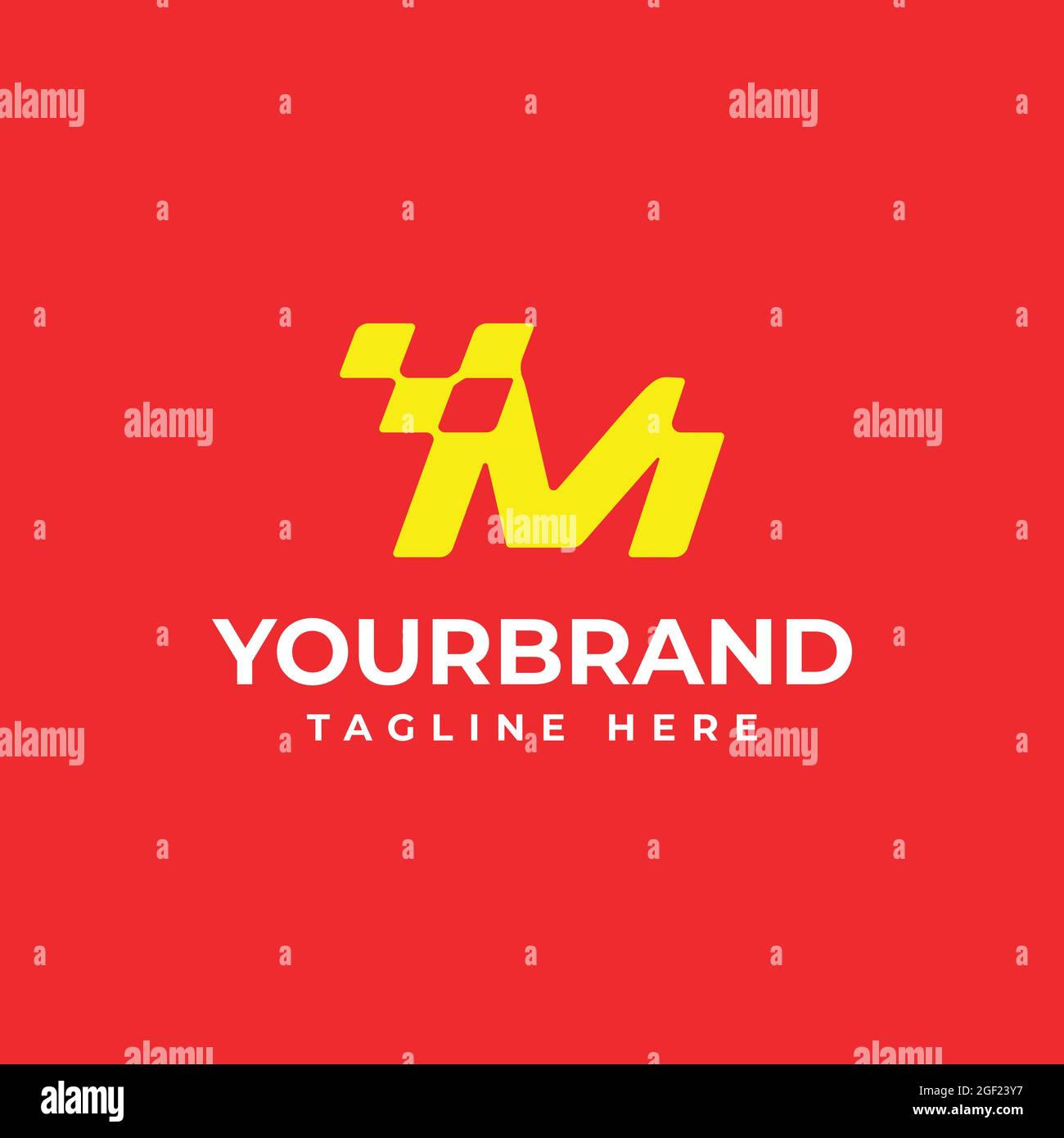 The letter M logo, perfect for your corporate identity. Racing logo ...