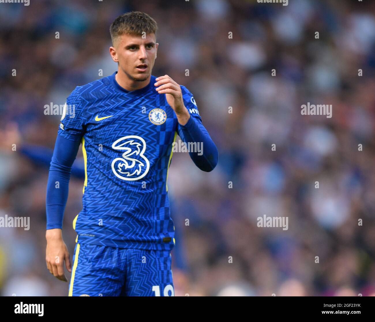 Chelsea v Crystal Palace. Mason Mount during the Premier League match ...
