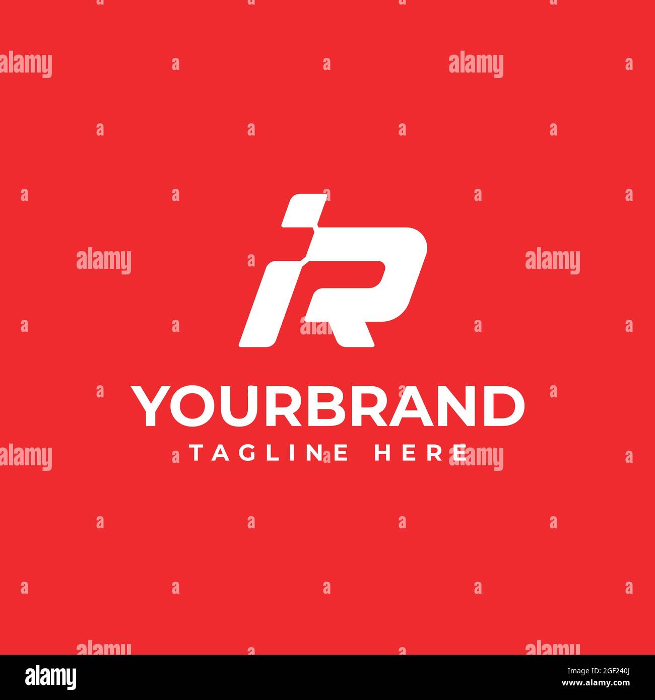 Letter R With Abstract Racing Flag Logo Design. Racing logo design ...