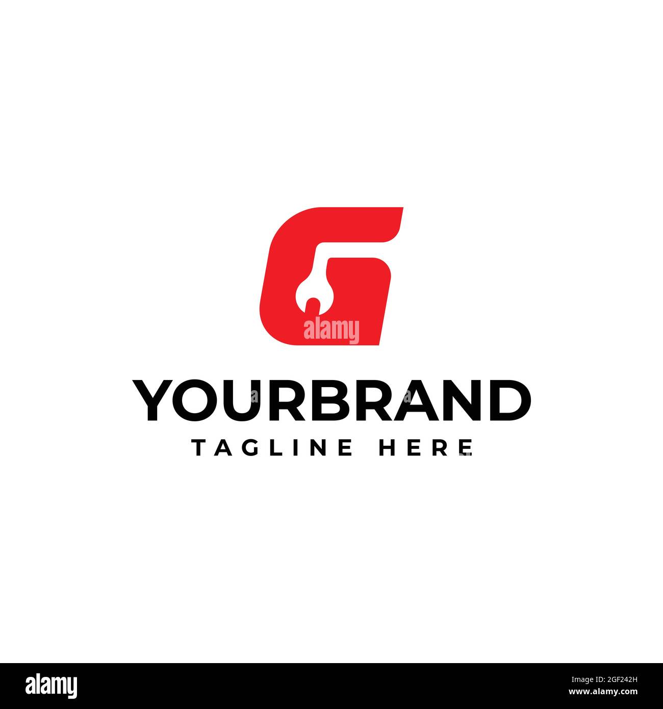 letter g wrench logo. . Automotive repair construction logo design ...