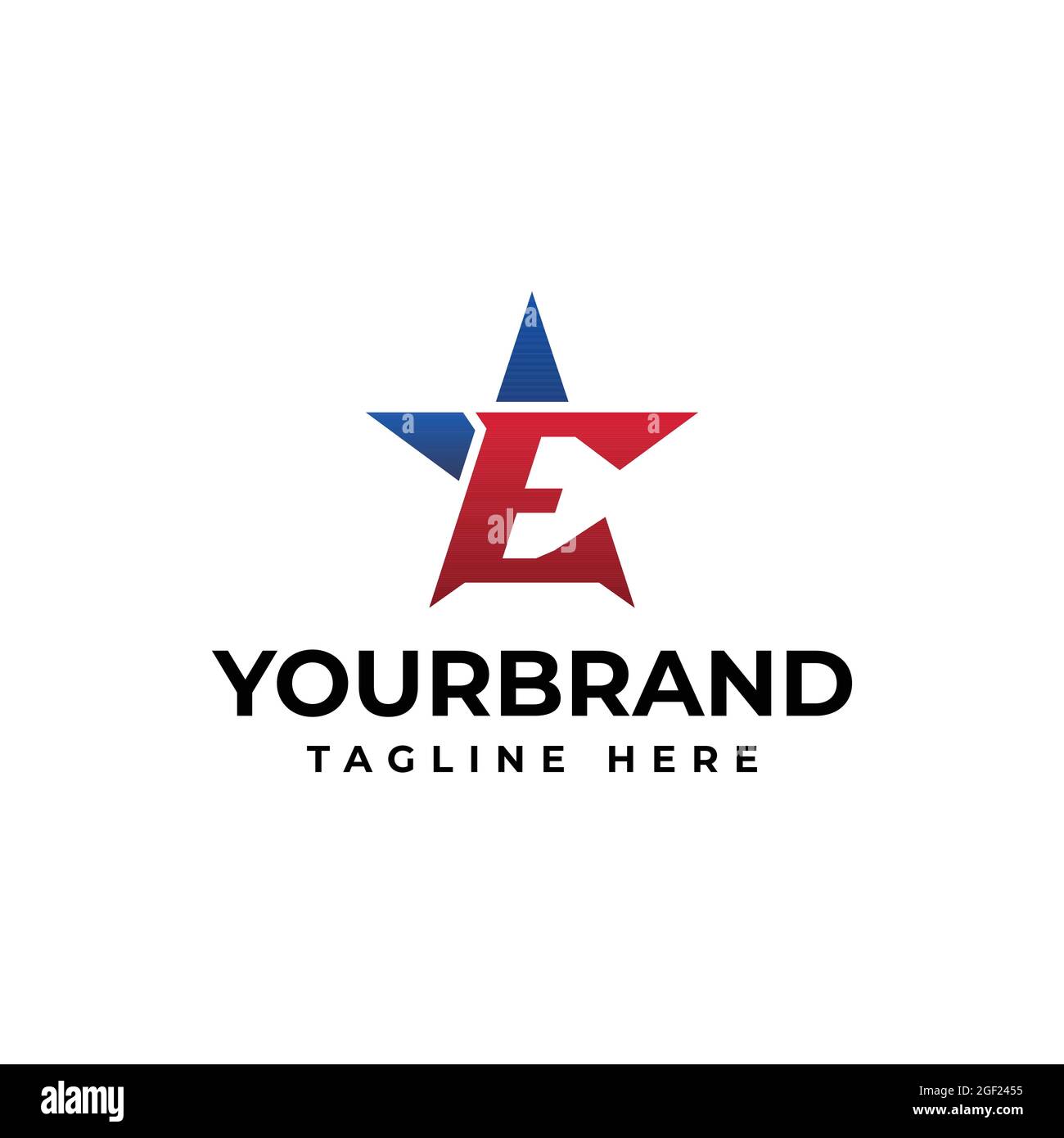 Vector graphics of elegant alphabet symbol with star element and letter ...