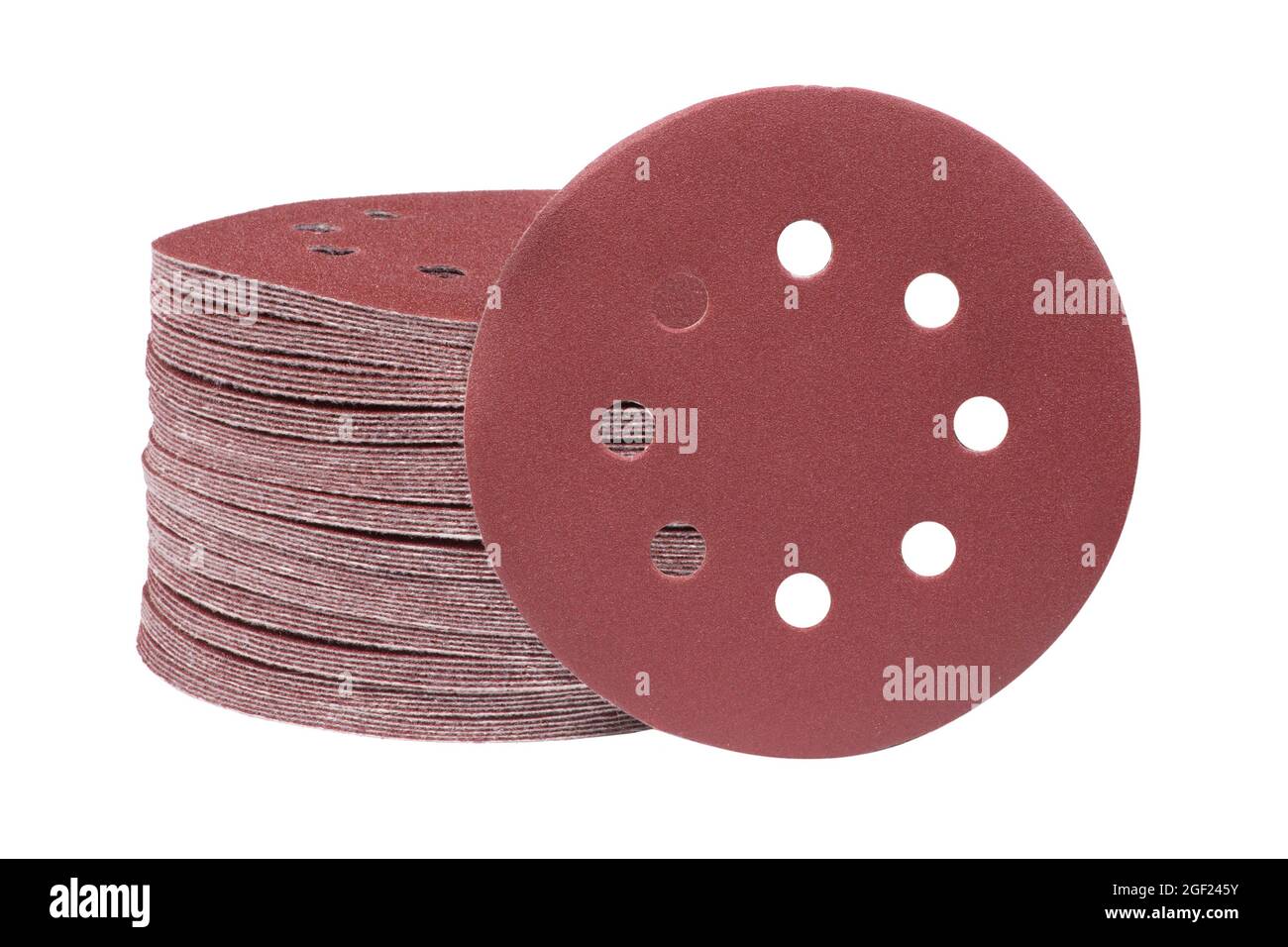 Red round sandpaper disc hi-res stock photography and images - Alamy