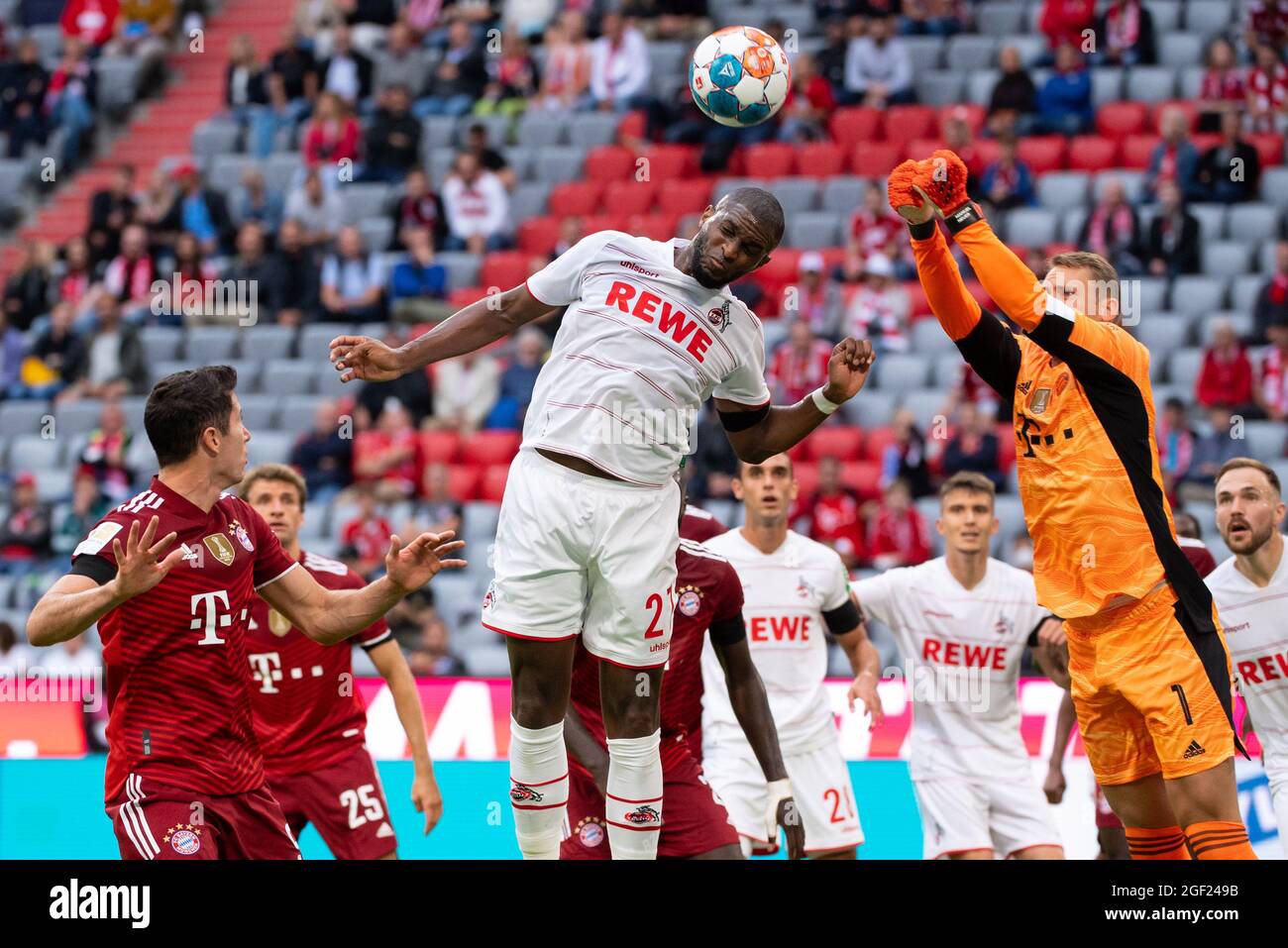 Munich, Germany. 22nd Aug, 2021. Football: Bundesliga, Bayern Munich ...
