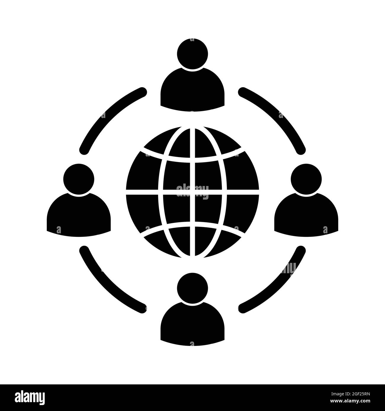 Business collaborate icon vector for graphic design, logo, website ...