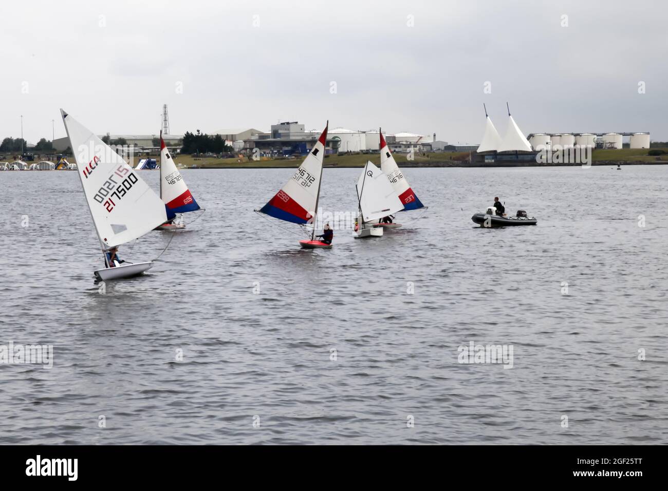 Sailing in Cardiff bay, South Wales, UK, 2021 Stock Photo - Alamy