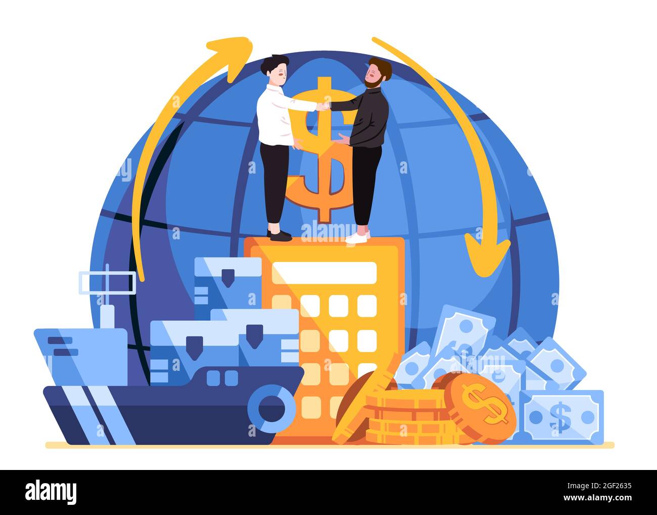 the man is shake hand each other with his partner for their agreement ...