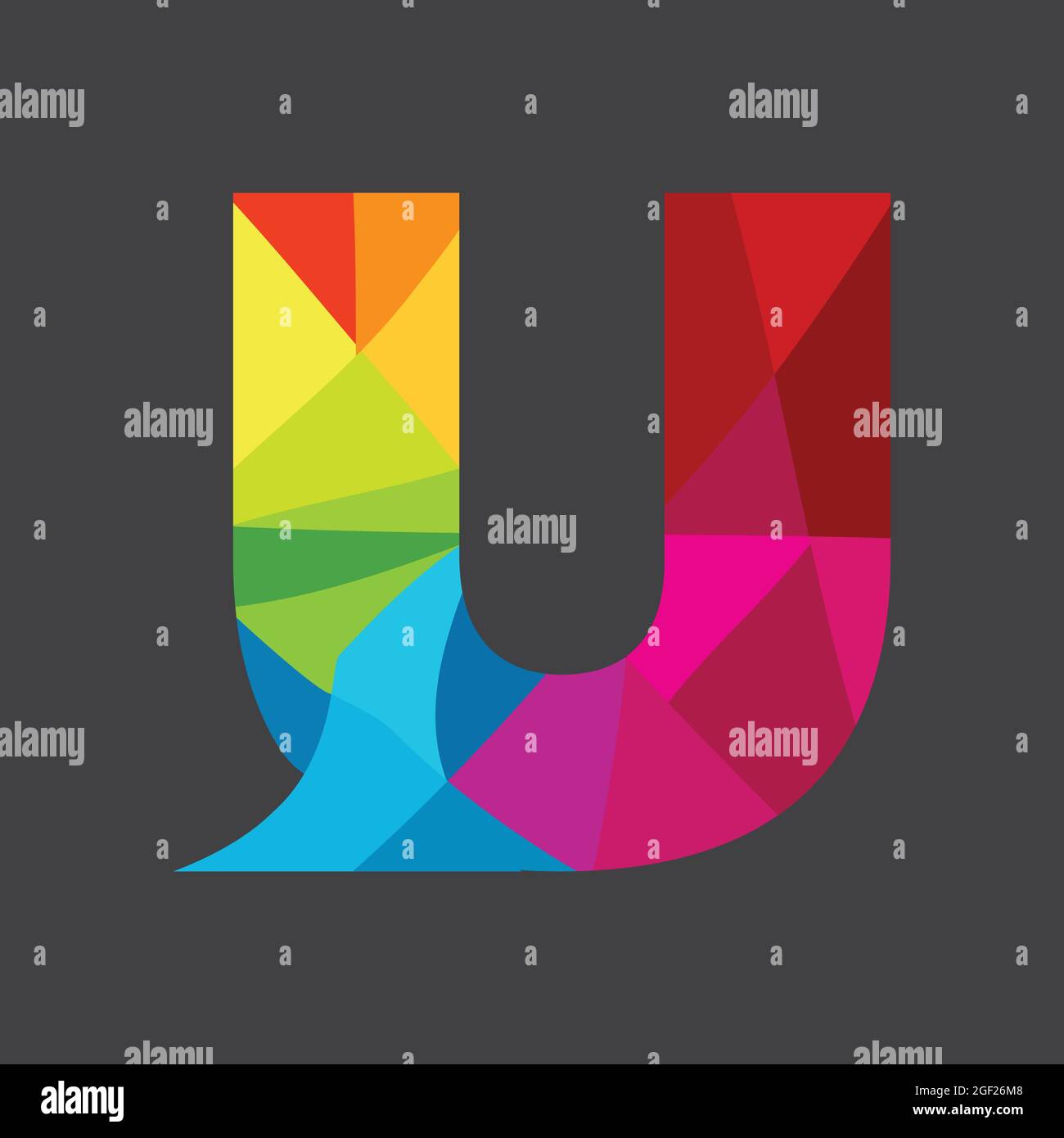 U technology logo Stock Vector Images - Alamy