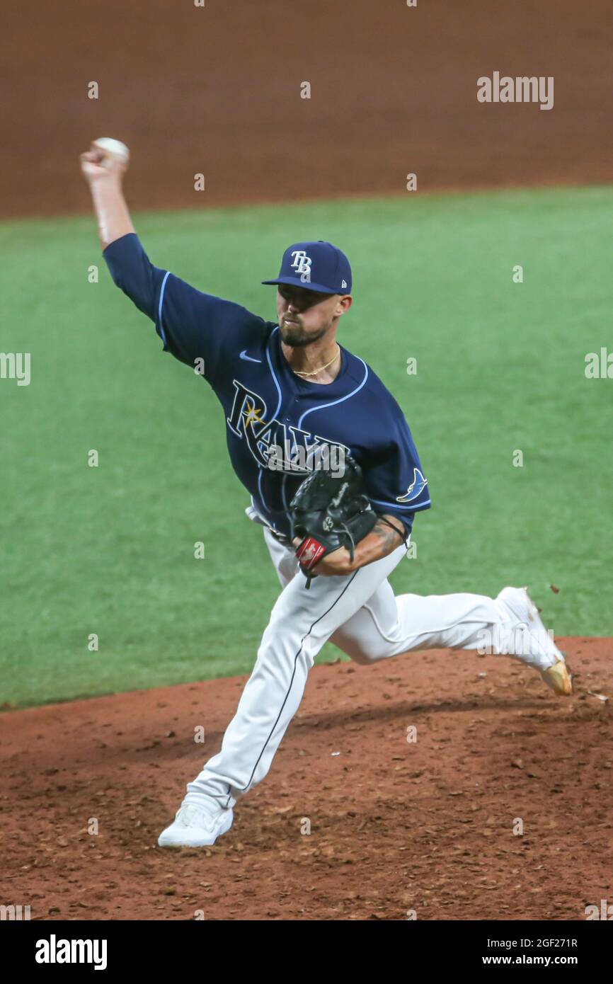 St. Petersburg, FL. USA; Tampa Bay Rays relief pitcher Shawn Armstrong ...