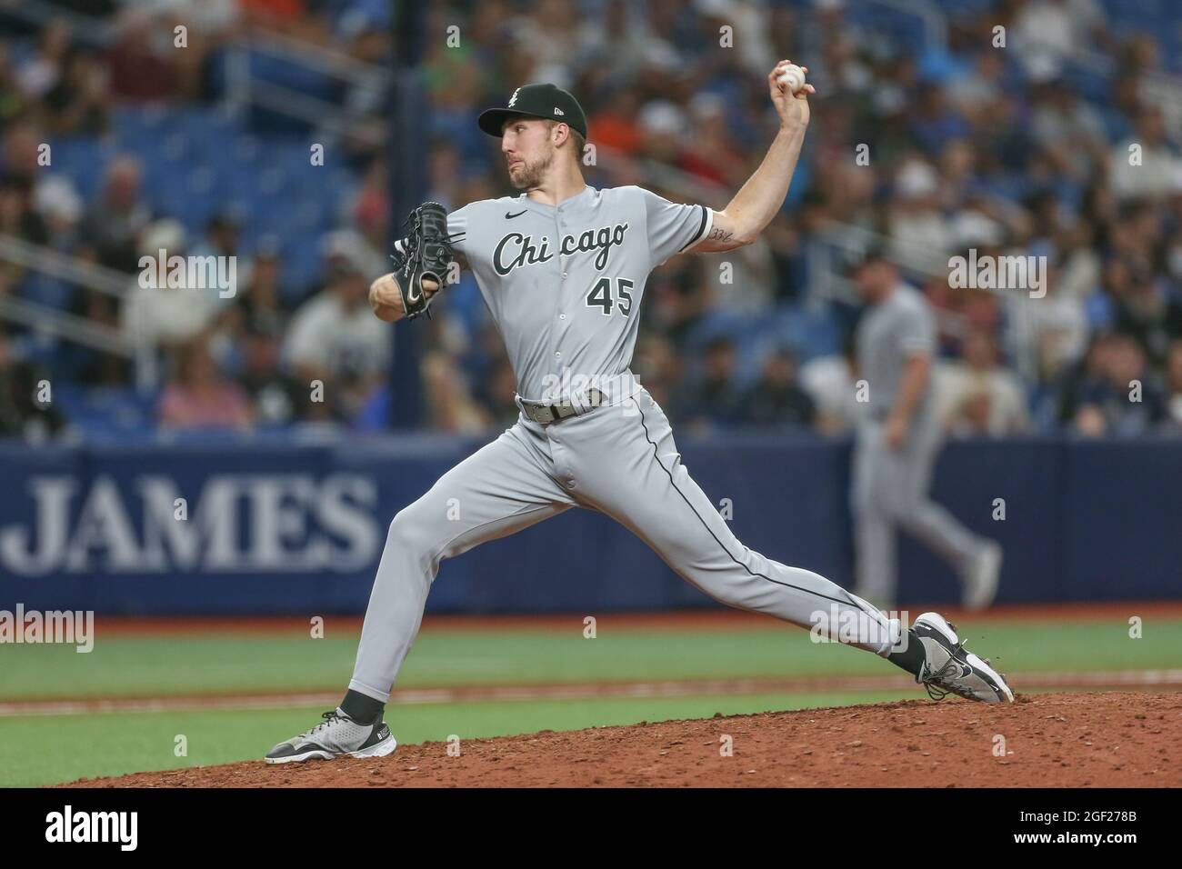 St. Petersburg, FL. USA; Chicago White Sox relief pitcher Garrett ...