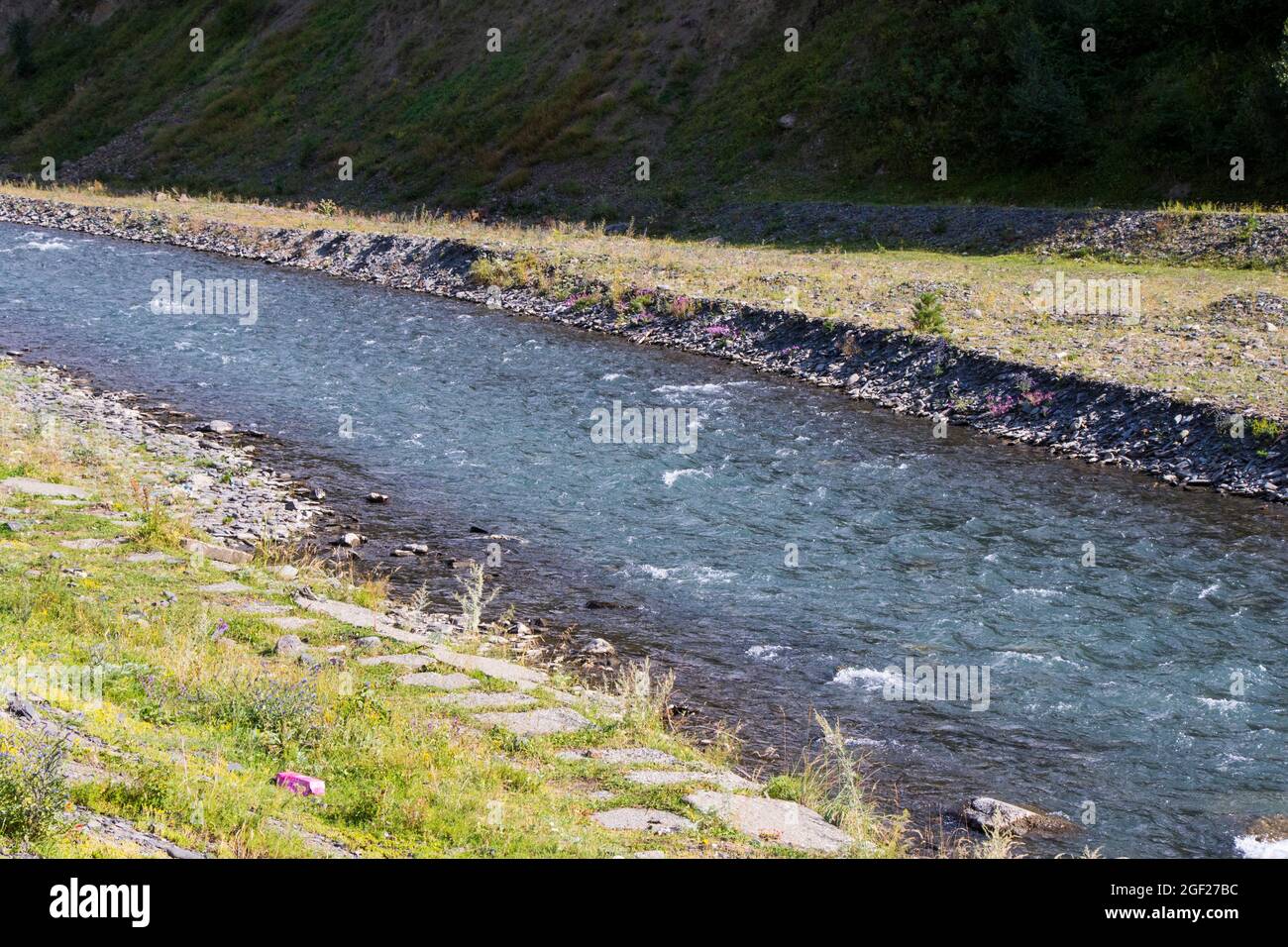 River landscape and view in Juta, Georgia Stock Photo - Alamy