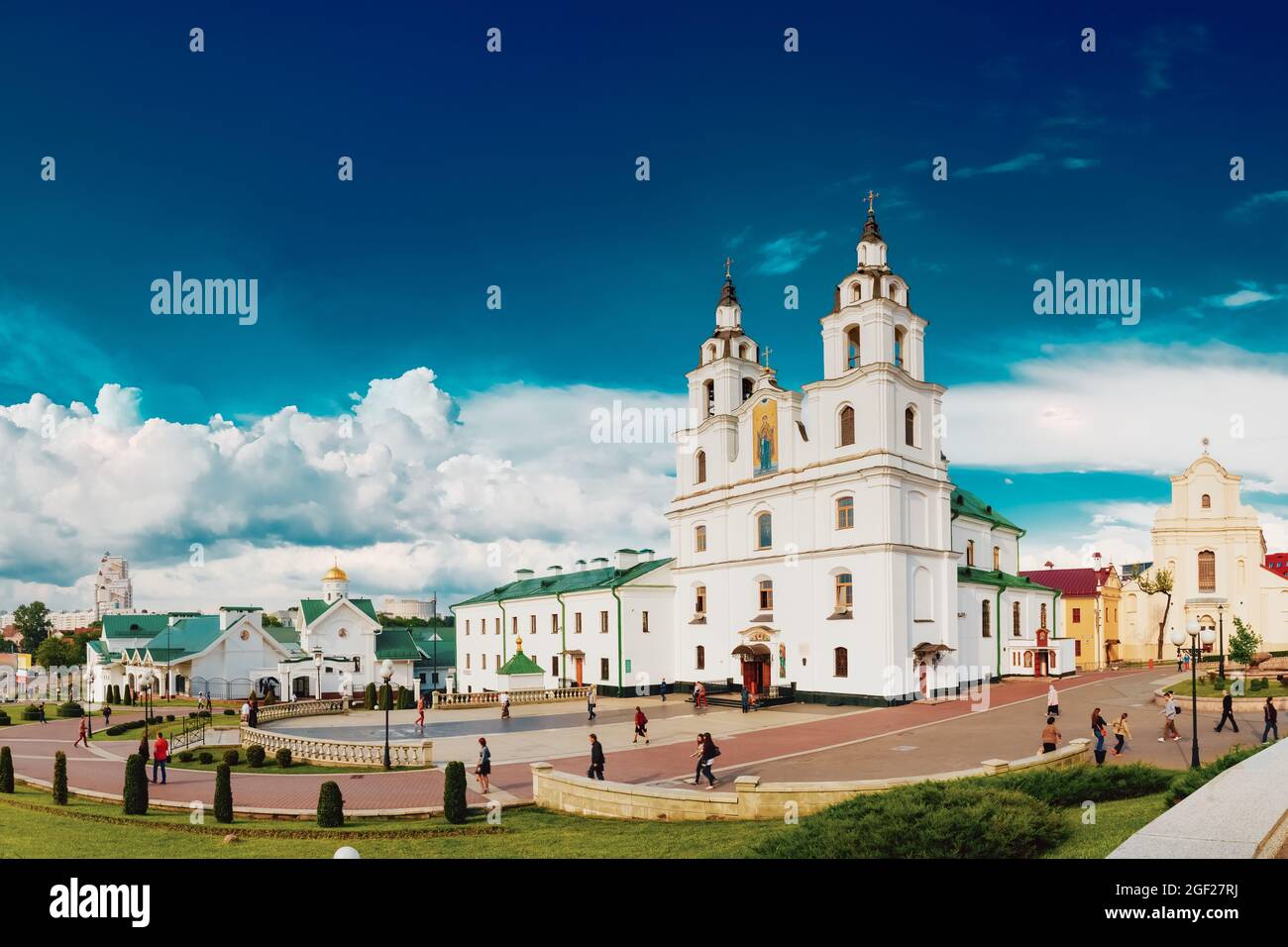 Minsk, Belarus. Cathedral Of Holy Spirit And Monastery Of Holy Spirit ...