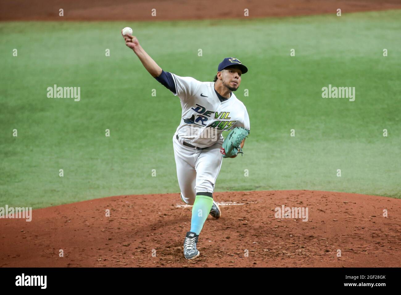 St. Petersburg, FL. USA; Tampa Bay Rays relief pitcher Luis Patino (61 ...
