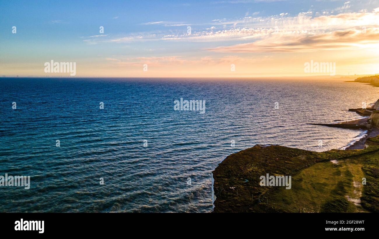 Aerial view of the scenic Cliffs, Brighton, UK Stock Photo - Alamy