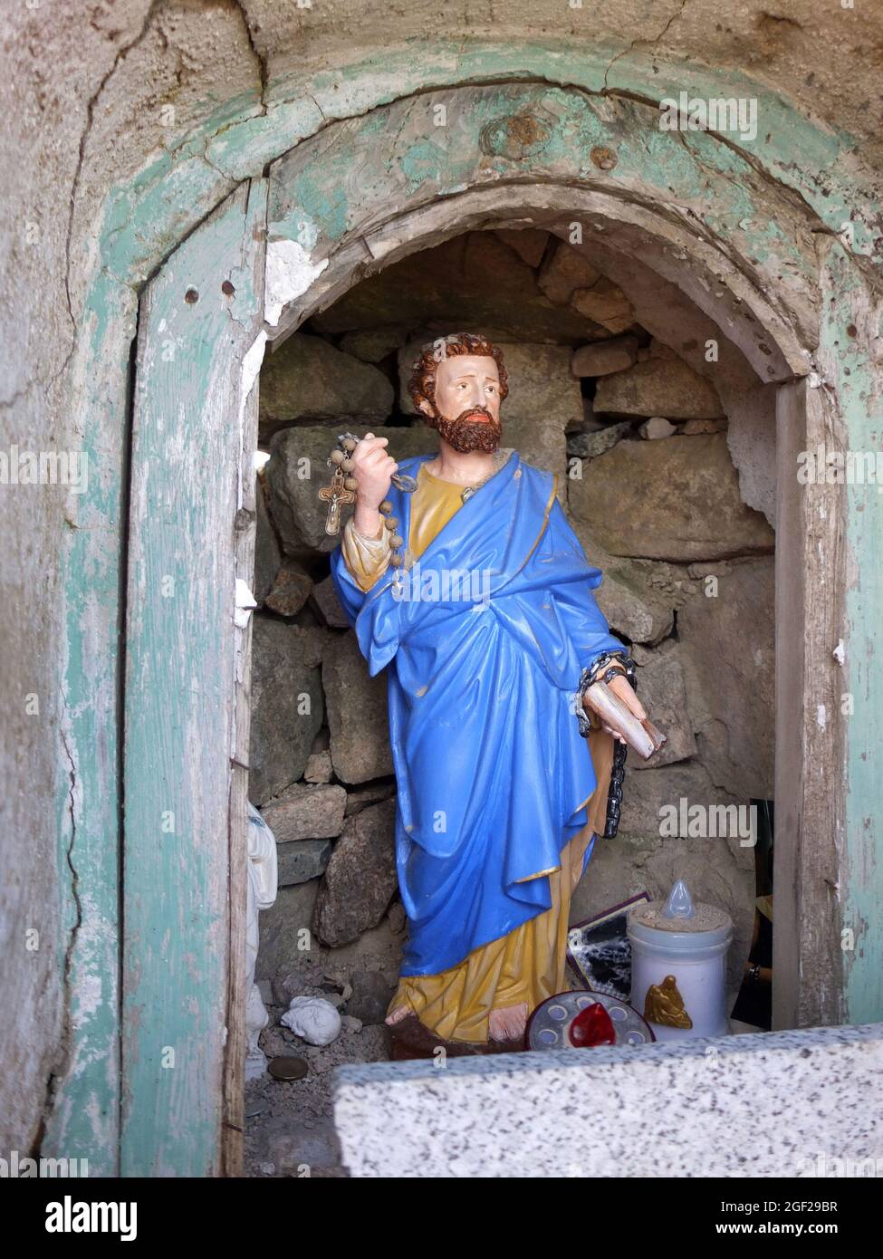 San Petru - St Peter shrine on the GR20 trek, between Lac de Nino and ...