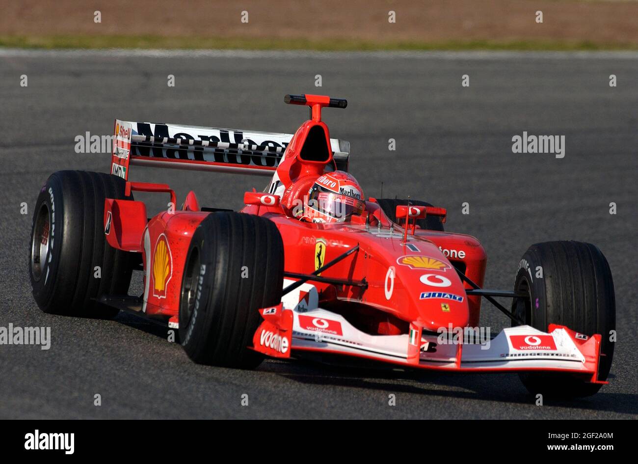 Michael schumacher ferrari 2003 spain hi-res stock photography and ...