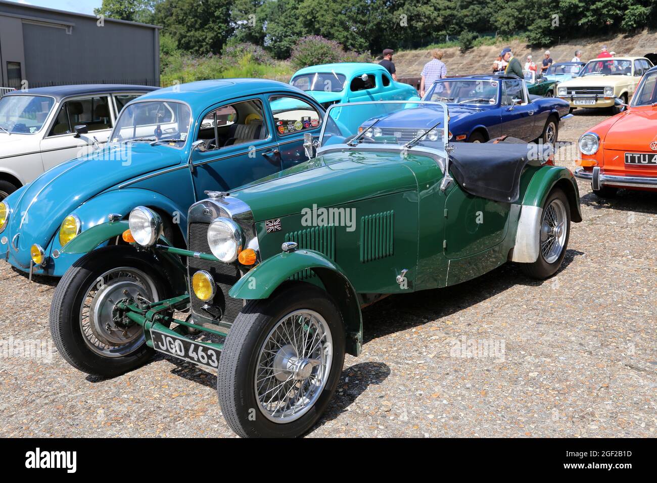 HRG 1500 (1947), Summer Classic Gathering, Brooklands Museum, Weybridge, Surrey, England, UK ...