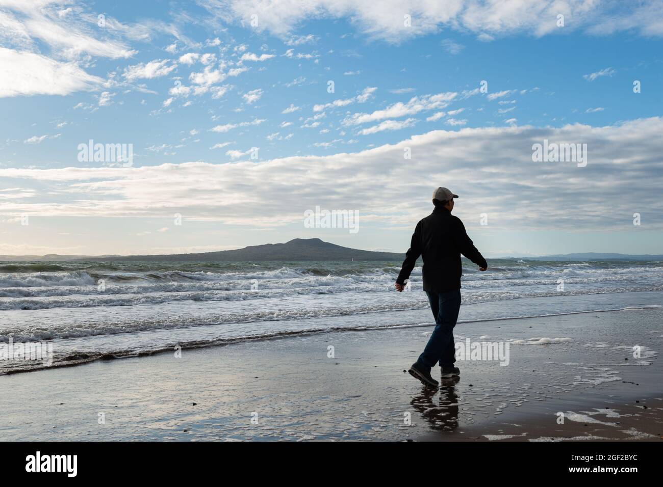 Man Walking In The Distance