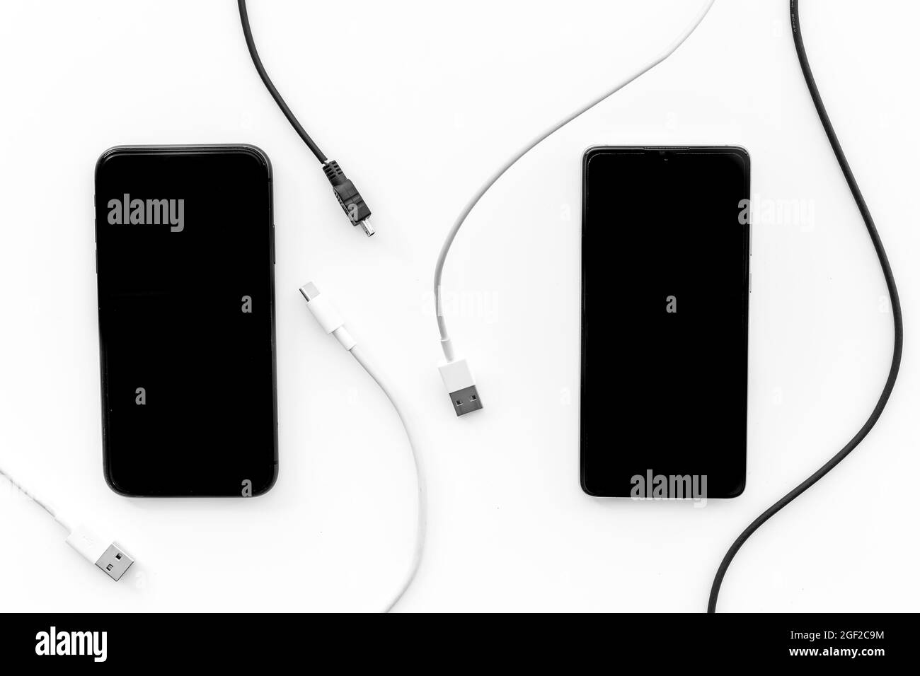 Laptop computer charging plug Cut Out Stock Images & Pictures - Alamy