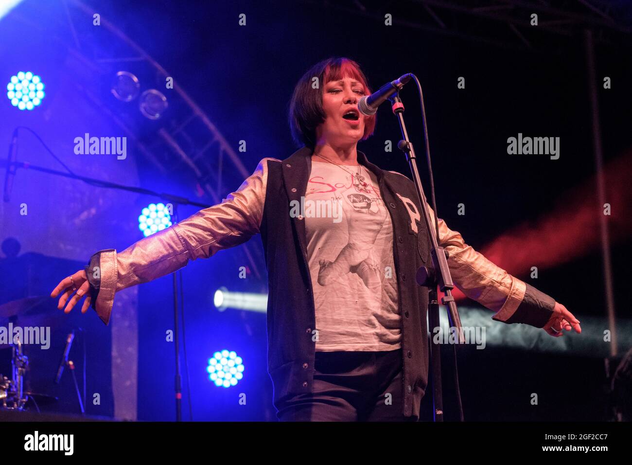 Farnham, UK, 22 August 2021. Saffron (Samantha Marie Sprackling) of ...