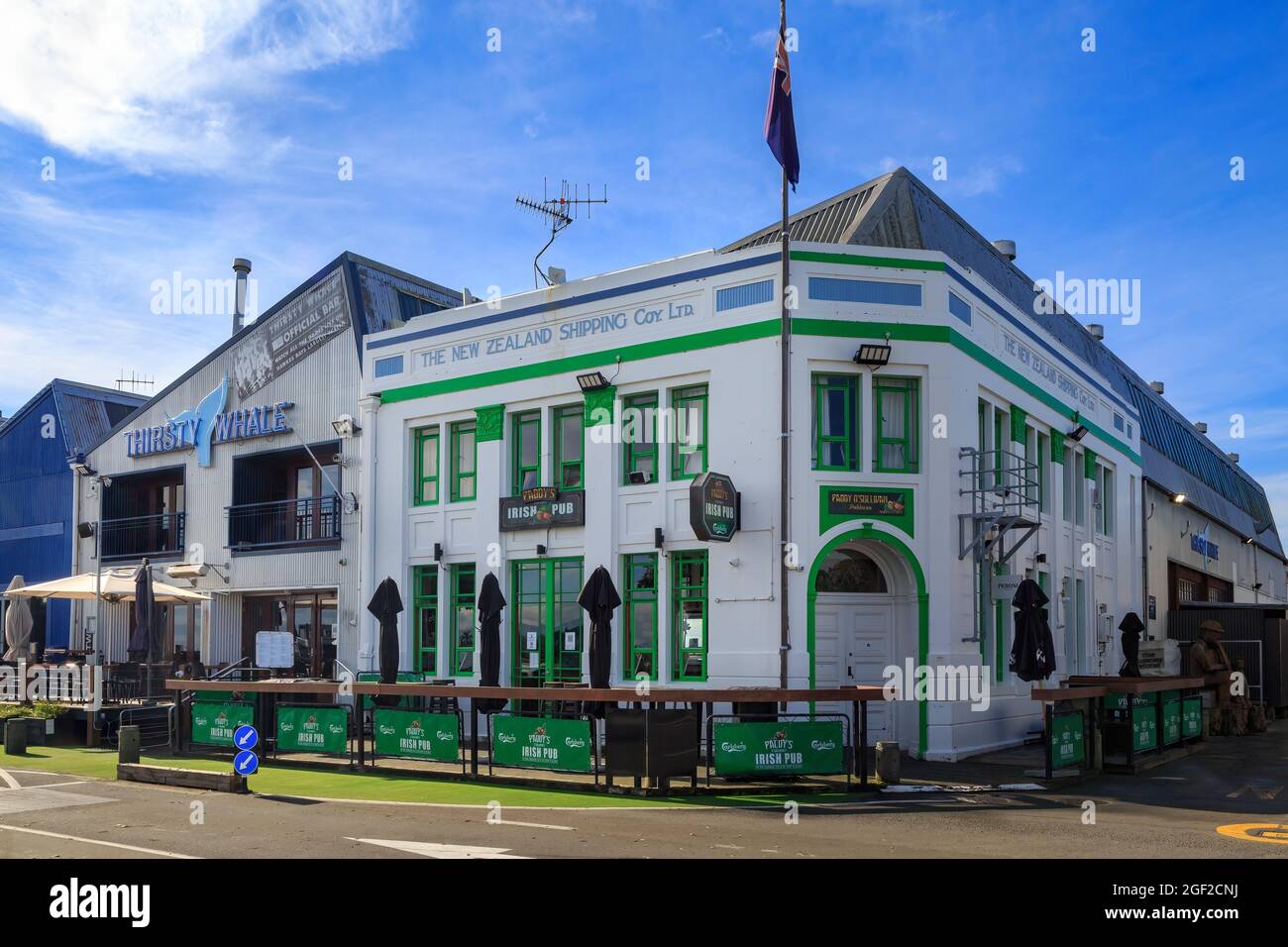 Napier, New Zealand. The historic New Zealand Shipping Company Office ...