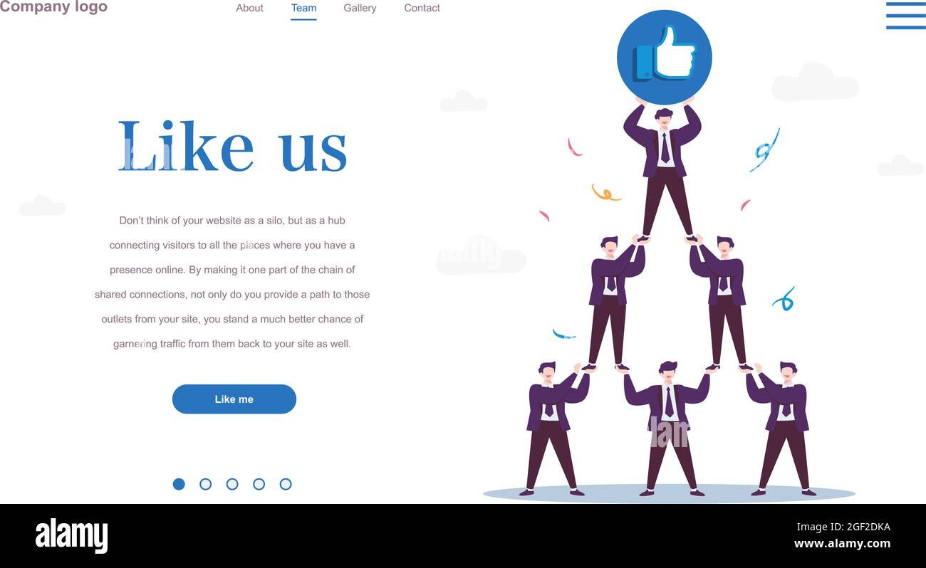 Successful dream team, Business Development and teamwork . Businessmen ...