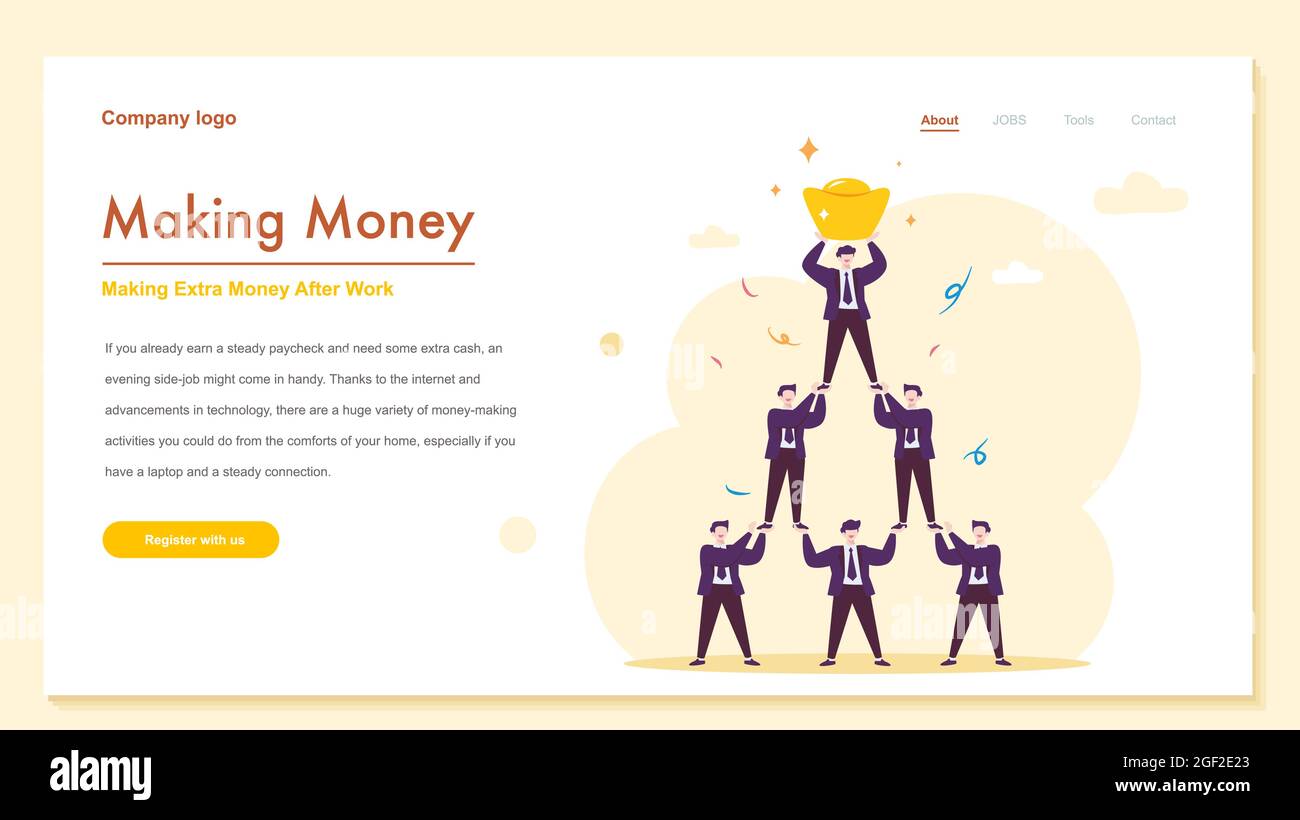 Successful dream team, Business Development and teamwork . Businessmen ...