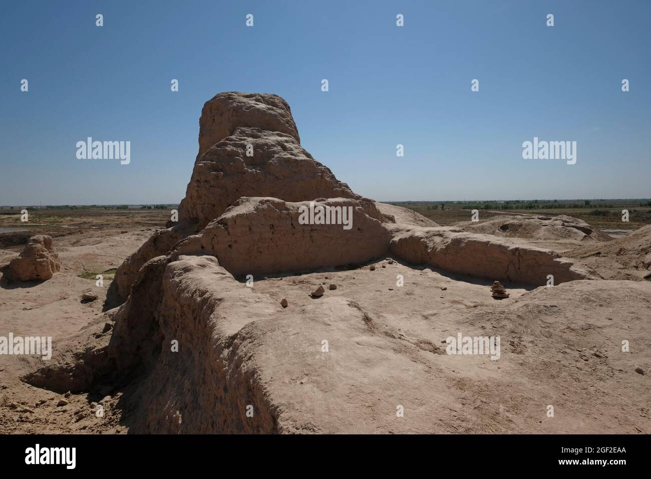 Remains of the ancient Gyaur-Kala fortress sometimes called Gyaur Kala ...