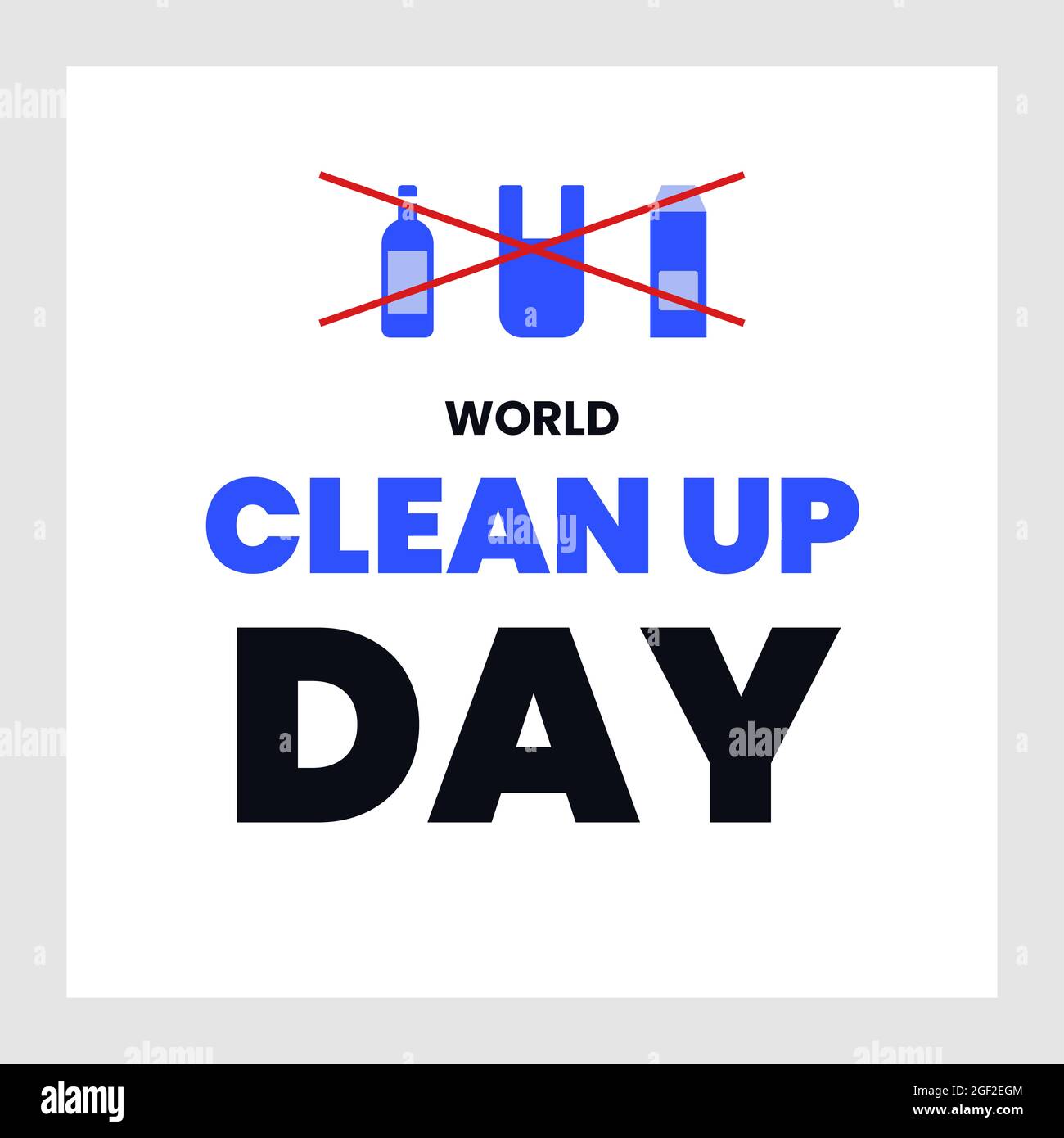 world clean up day cute typography vector for social media, poster and ...