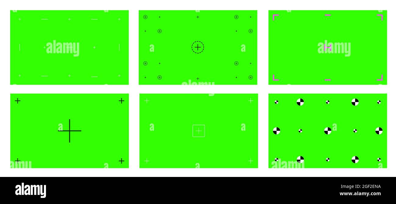 Green colored chroma key background screen flat style design vector ...