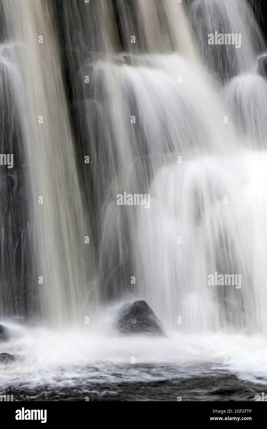 Waterfall; Shutter Speed 15th Sec; Yorkshire; UK Stock Photo - Alamy
