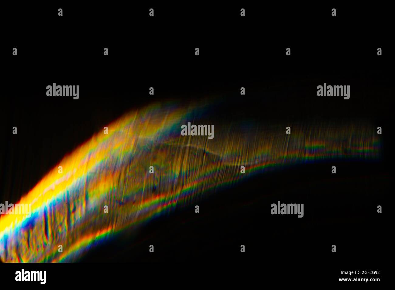 Abstract blurred colorful lens flare bokeh on black Stock Photo - Alamy