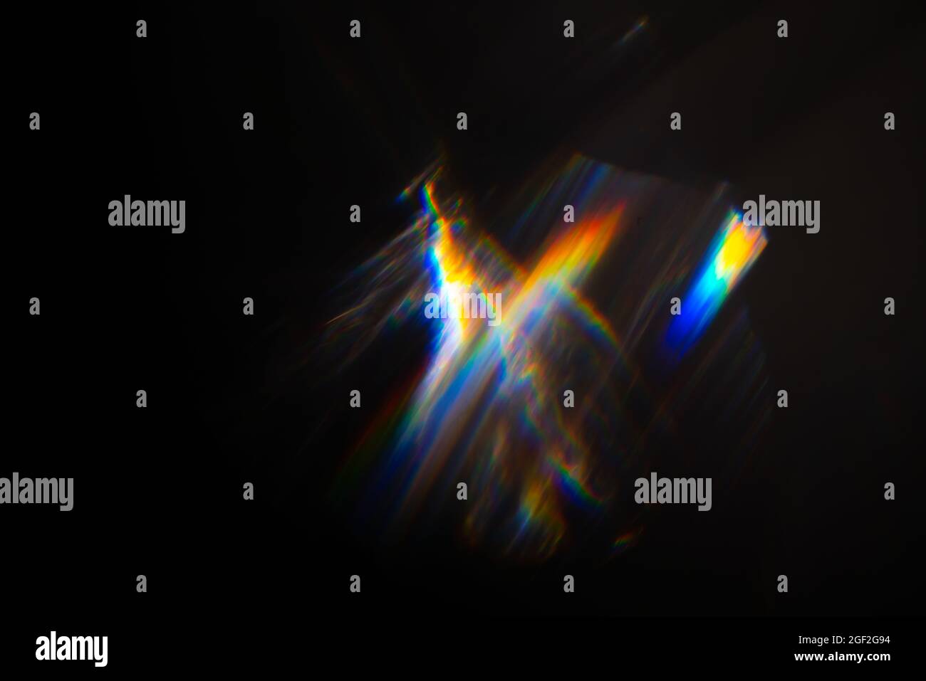 Abstract blurred colorful lens flare bokeh on black Stock Photo - Alamy