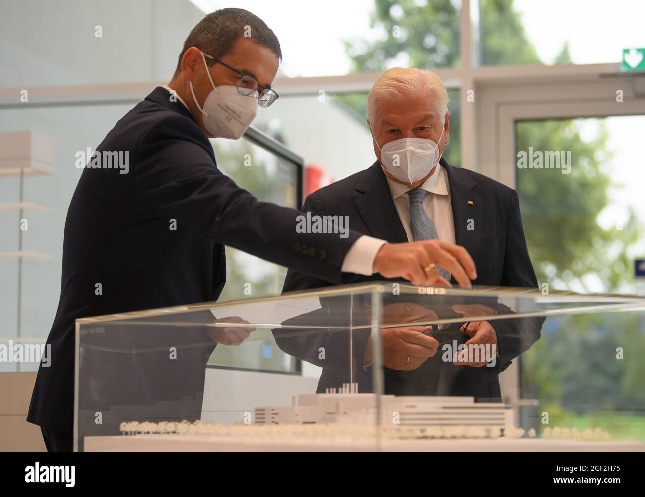 Dresden, Germany. 23rd Aug, 2021. Federal President Frank-Walter ...
