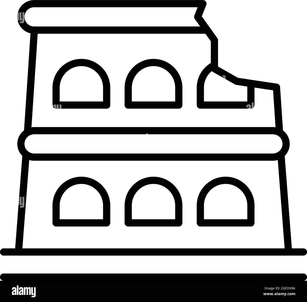 Venice building icon outline vector. Italian gondola. Travel italy ...